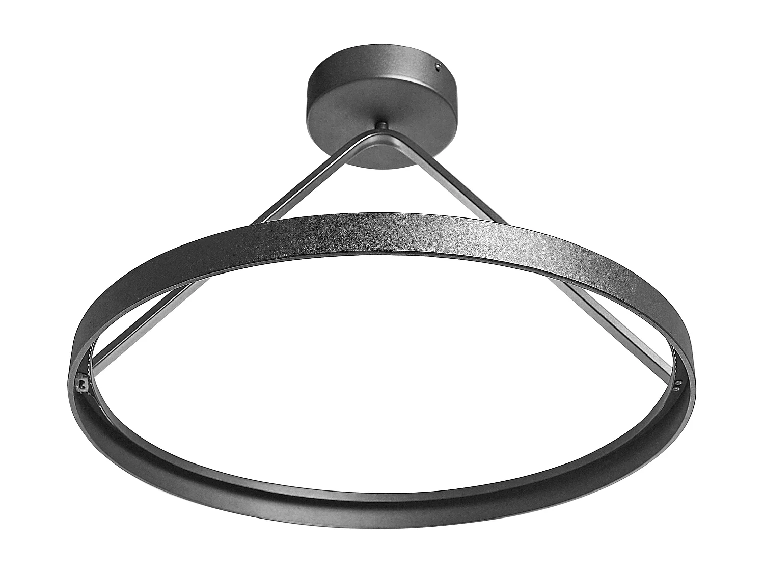 Candeeiro LED em metal preto AGNO