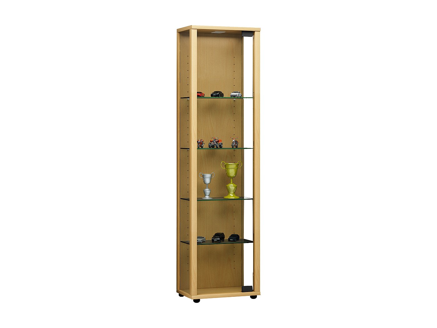 Houten vitrinekast Edana Mini