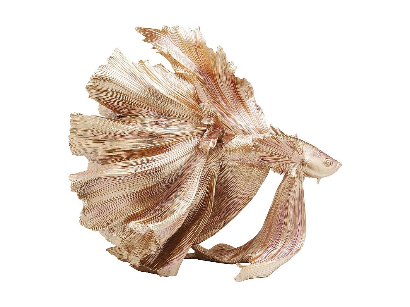 Figurine décorative Betta Fish doré