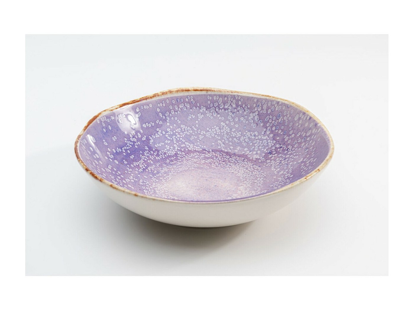 Assiette creuse Shirley violet Ø21cm