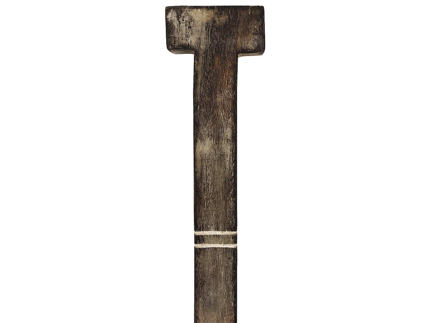 Rame décorative en bois marron L130