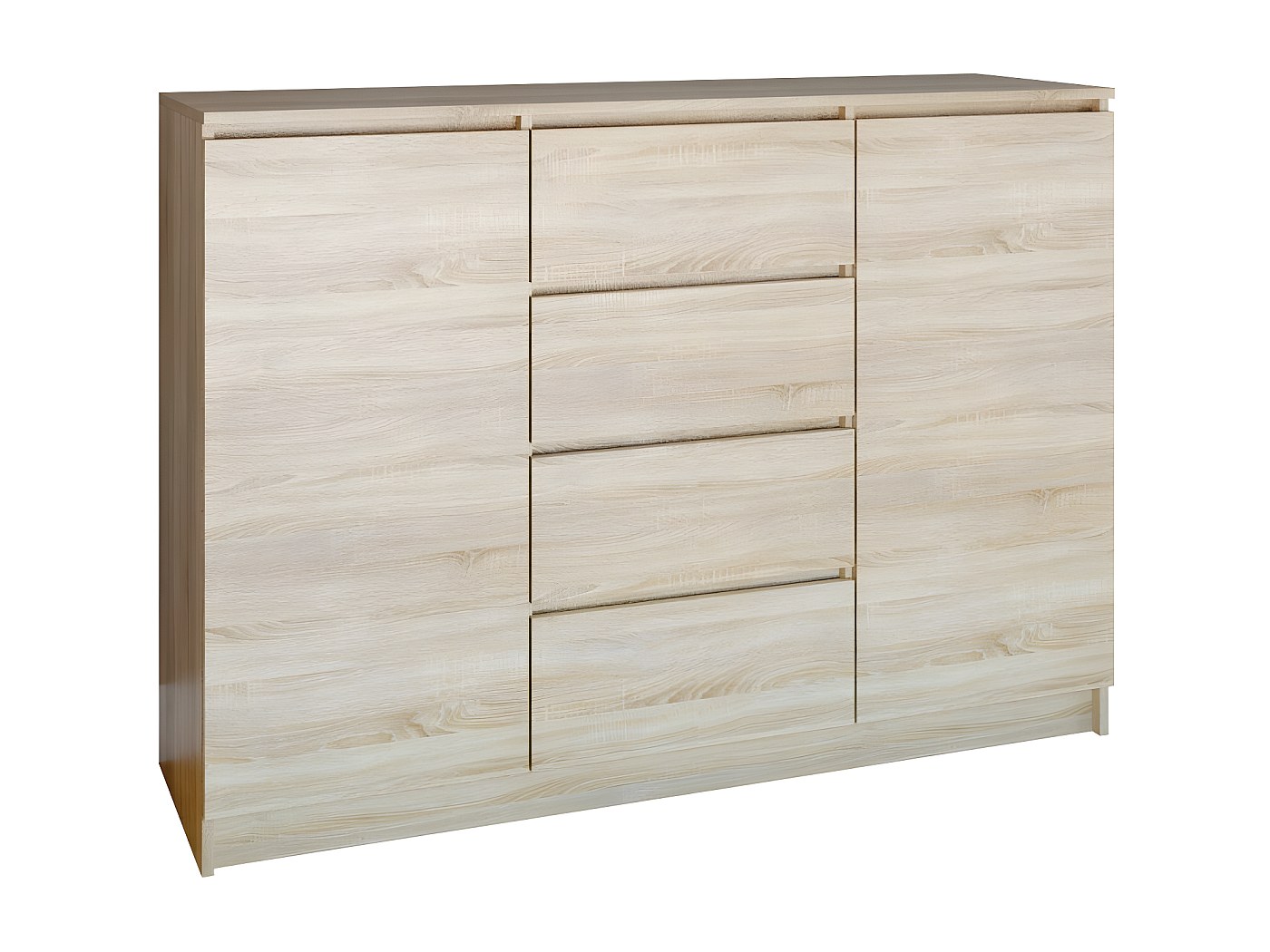 PARME | Commode style moderne chambre/salon/bureau | 120x40x97 | 2 ...