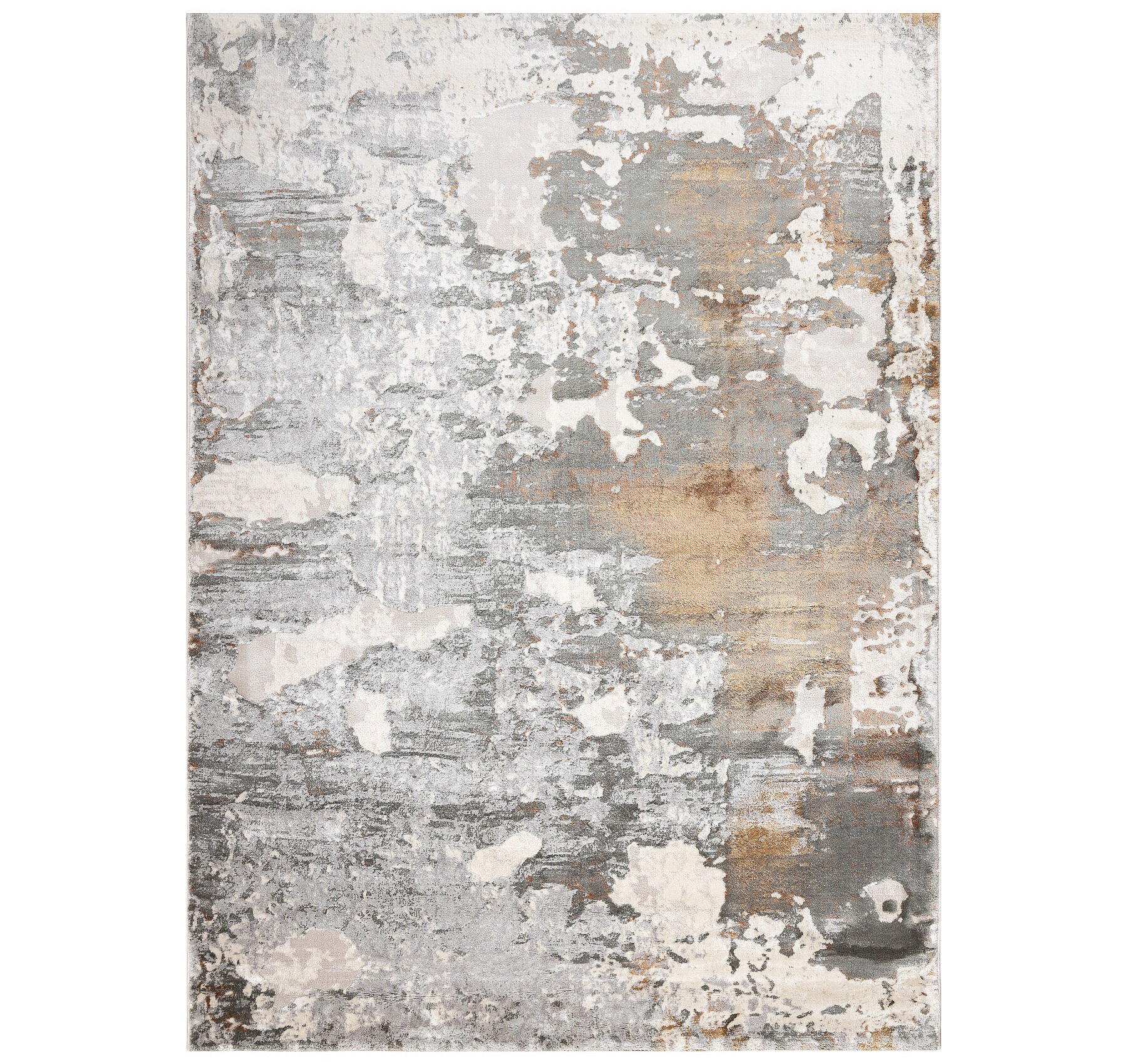 Tapis ACRYLIQUE ELITRA 6206 Abstraction vintage gris / orange 160x230 cm