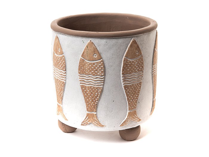 Cache pot poisson 19 cm