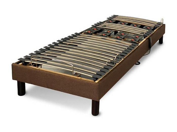 Sommier electrique Essenzia Zen EMOTION MARRON 80x200
