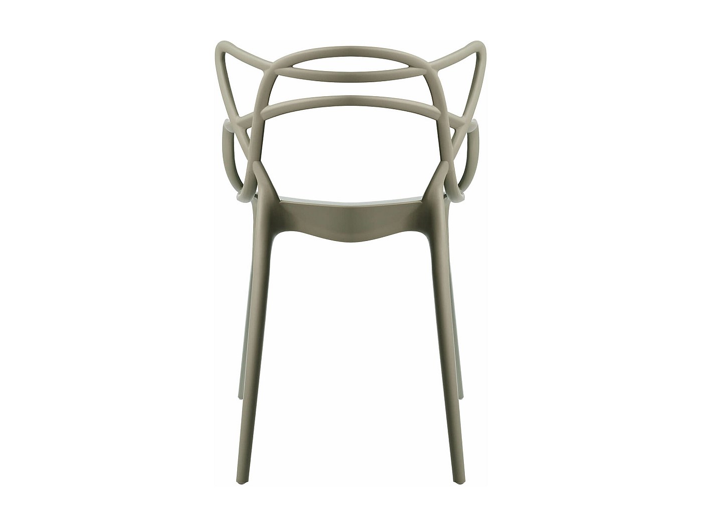 Silla original con reposabrazos Valentino.-Color Moca