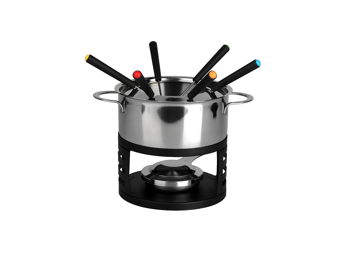 Menastyl - Service Fondue Gentiane 10 Pieces En Inox