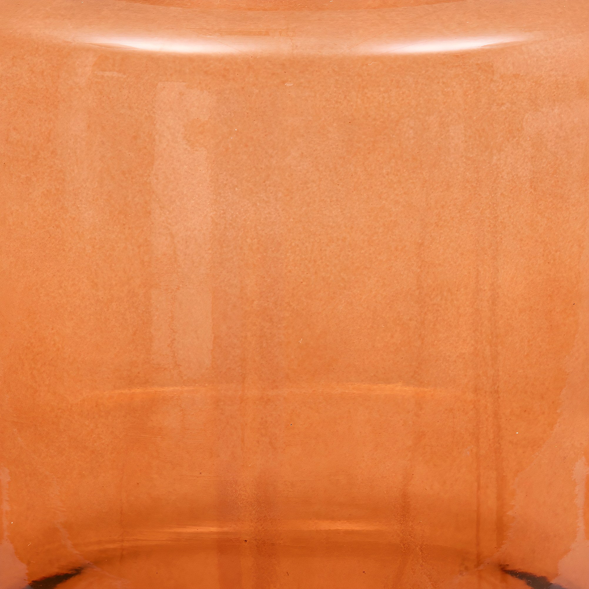 Vase en verre modelé Rose Terracotta H 20 cm
