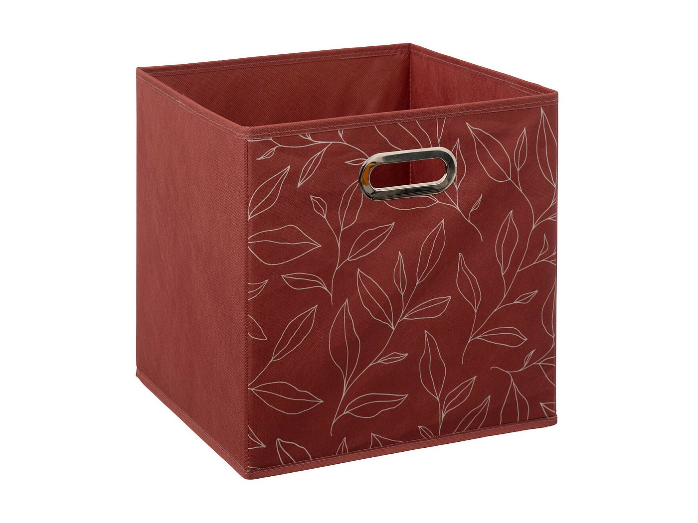 Boîte de rangement Terracotta avec déco 31 x 31 x 31 cm