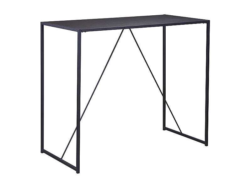 Brea table de bar noir.