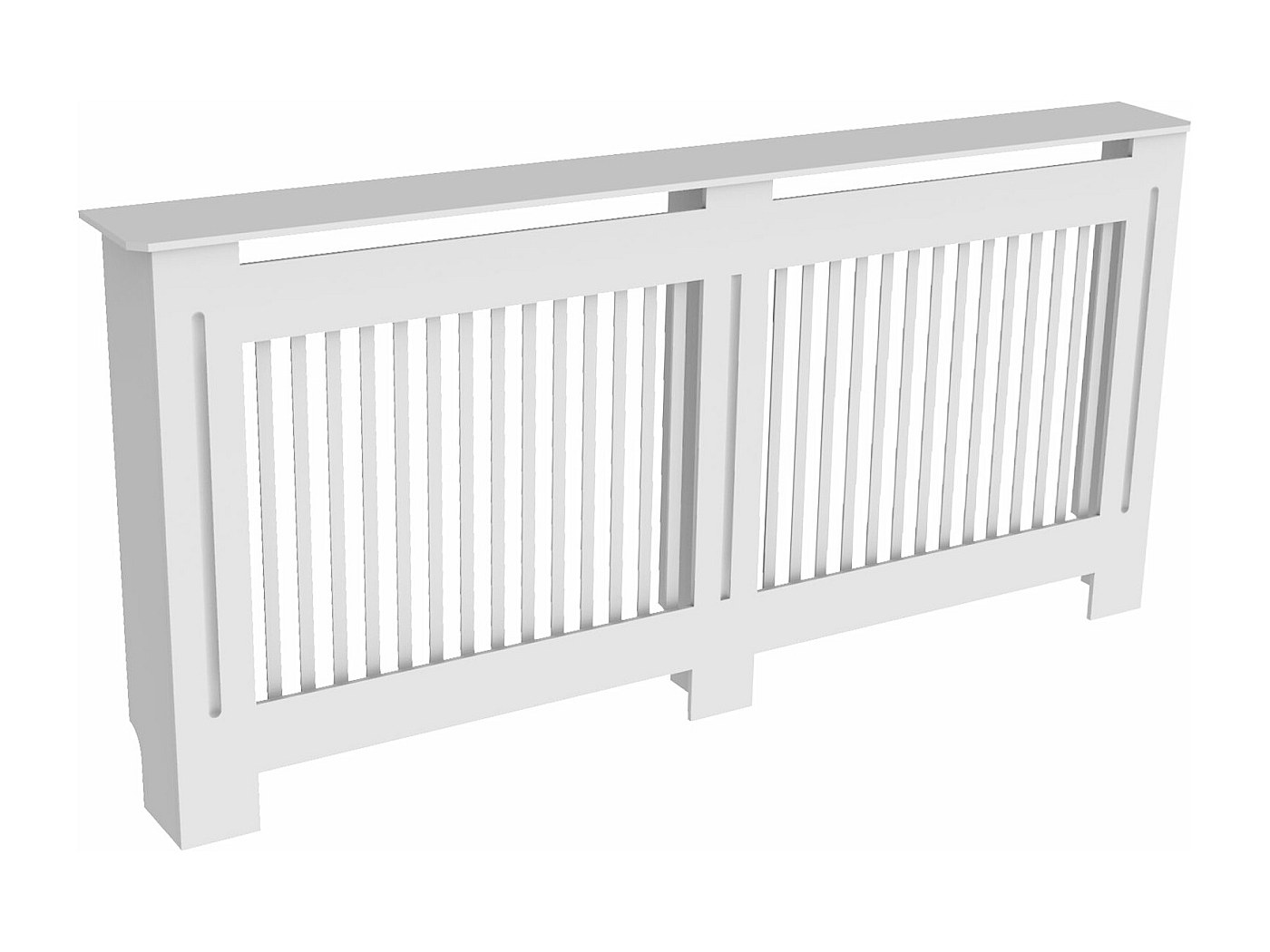 Cache radiateur blanc grille cache radiateur maison en mdf couvre ...