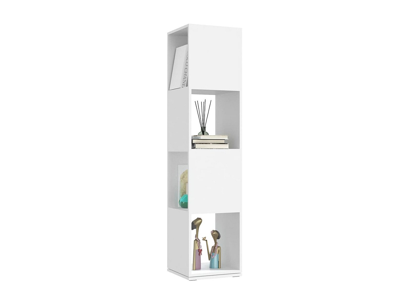 Armoire rotative Blanc 34,5x34,5x147,5