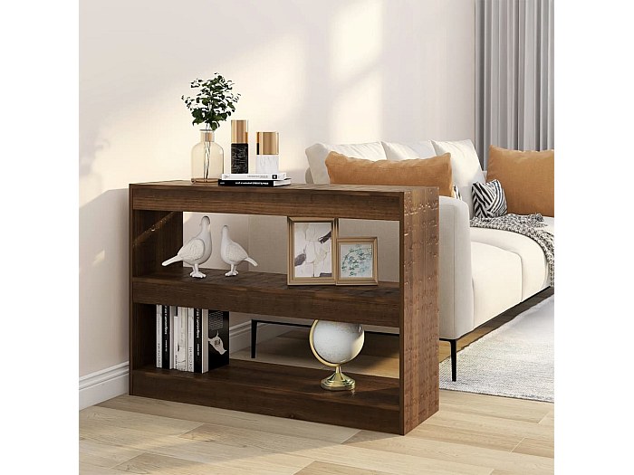 Libreria/Divisorio Rovere bruno 100x30x72 cm