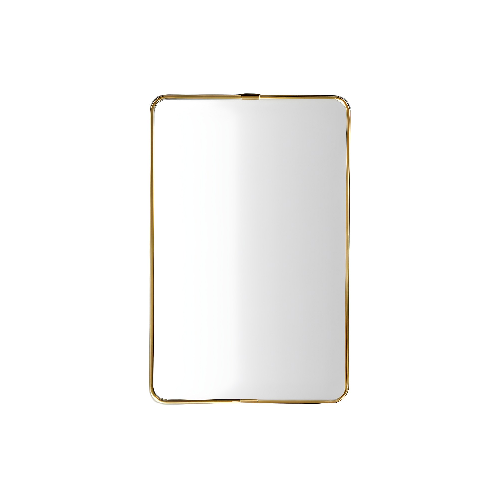 Espejo rectangular de latón 55x 85 cm