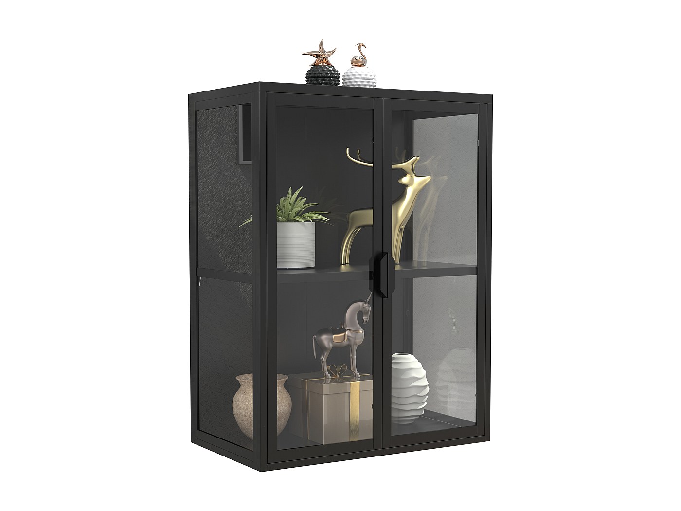 VCM acier vitrine murale vitrine suspendue vitrine en verre vitrine ...