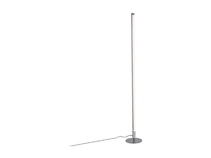 Lot de 2 lampadaires modernes LED chrome - Line-up