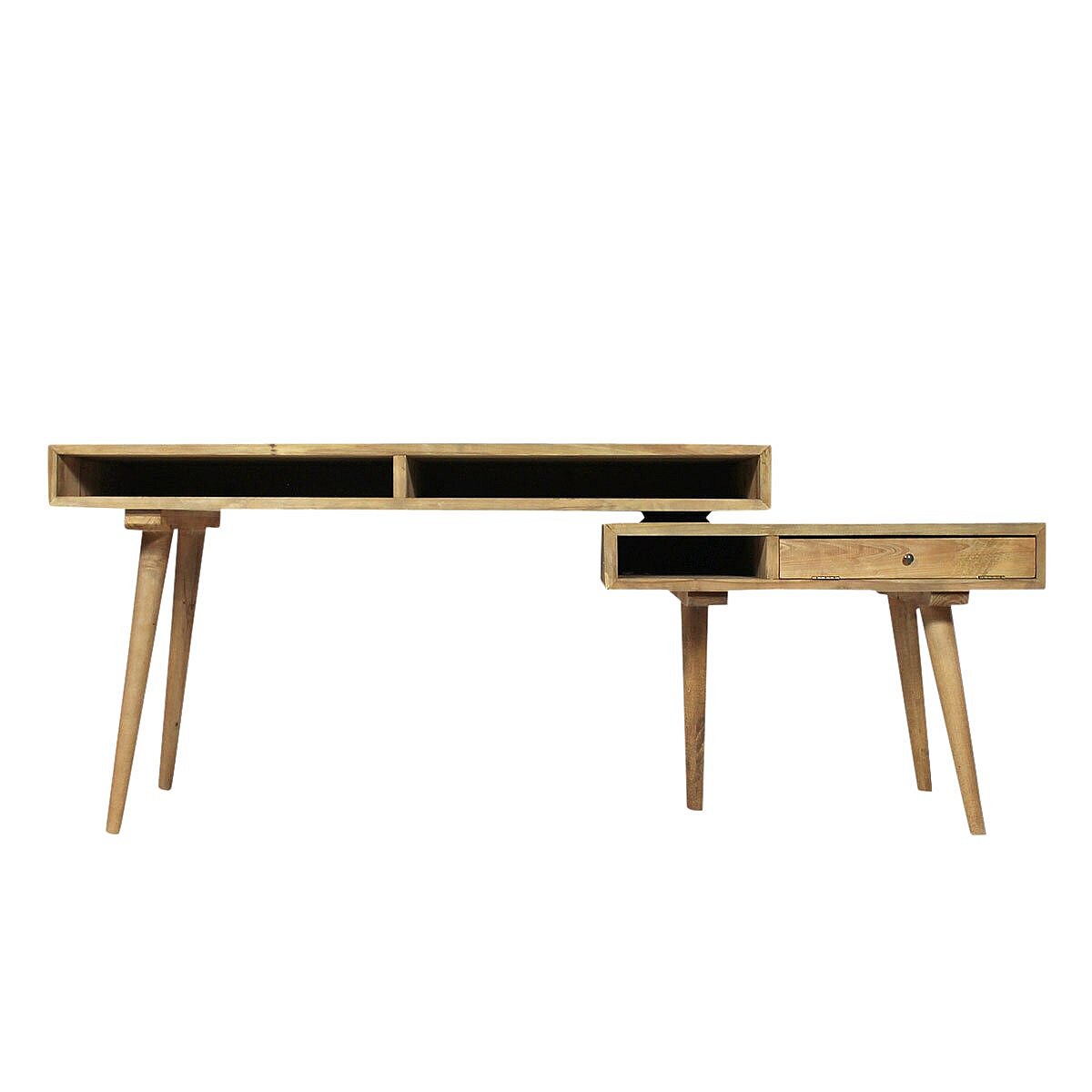 Bureau en bois recyclé pivotant Henri