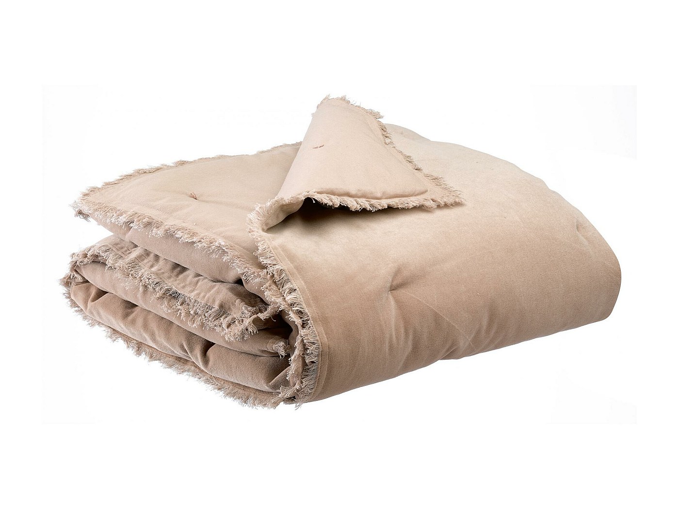 Édredon uni Fara latte 85 x 200 cm Vivaraise