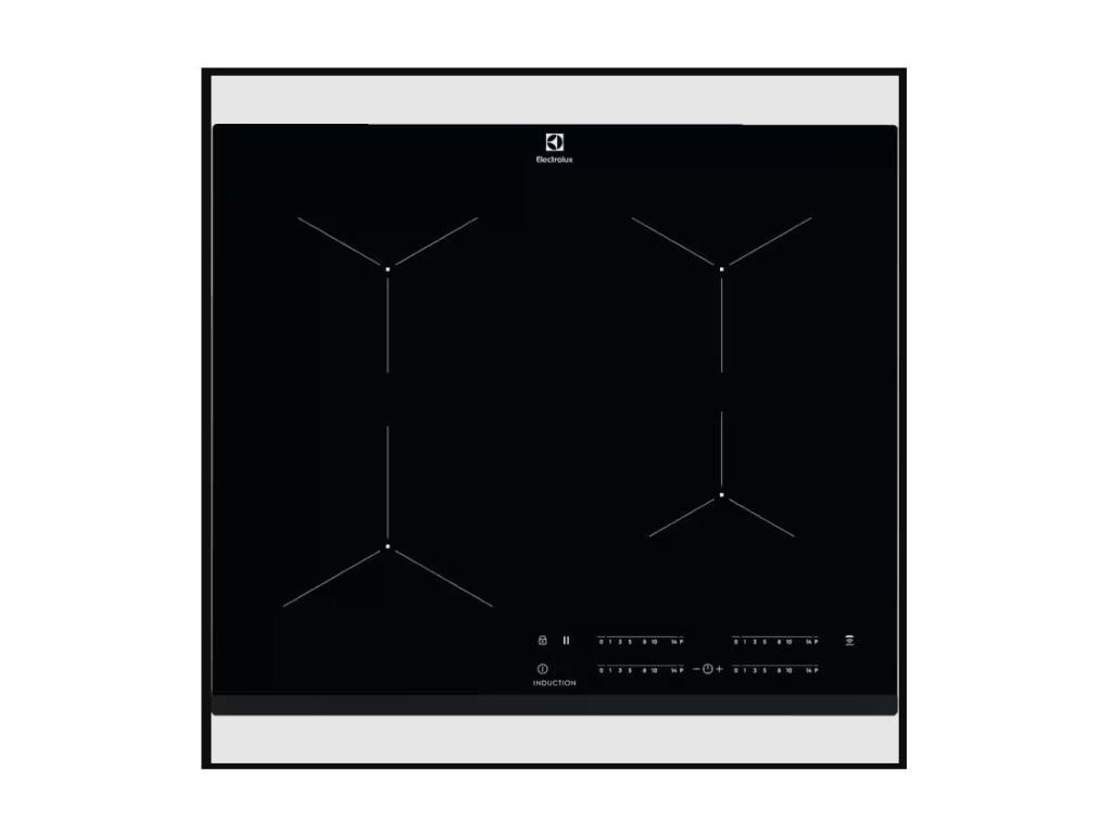 Electrolux Table de cuisson à induction 60cm 3 feux 7200w noir ...