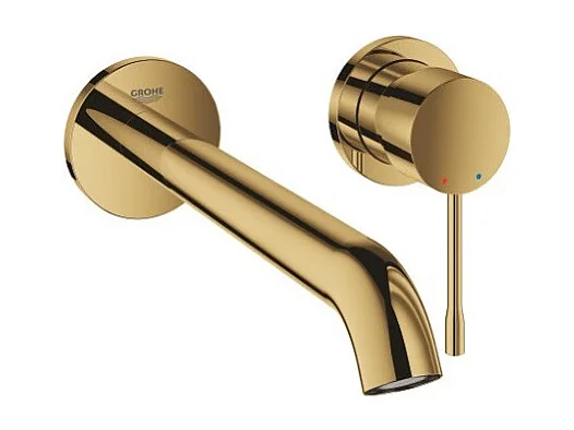 GROHE Front ESSENCE Mezclador de lavabo de 2 orificios tamaño L ...