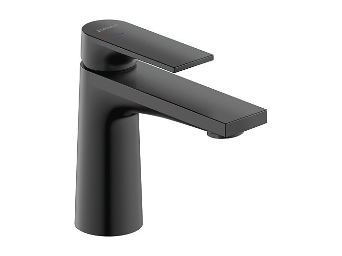 Mitigeur lavabo taille S DURAVIT Tulum Freshstart noir mat sans tirette ...