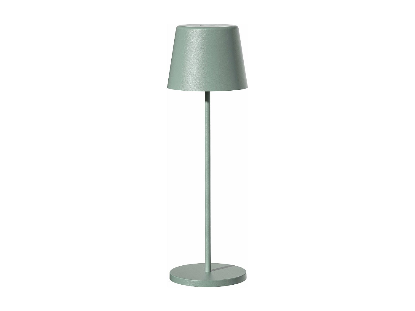 Lampe de table touch sans fil en aluminium vert LED blanc dimmable ...