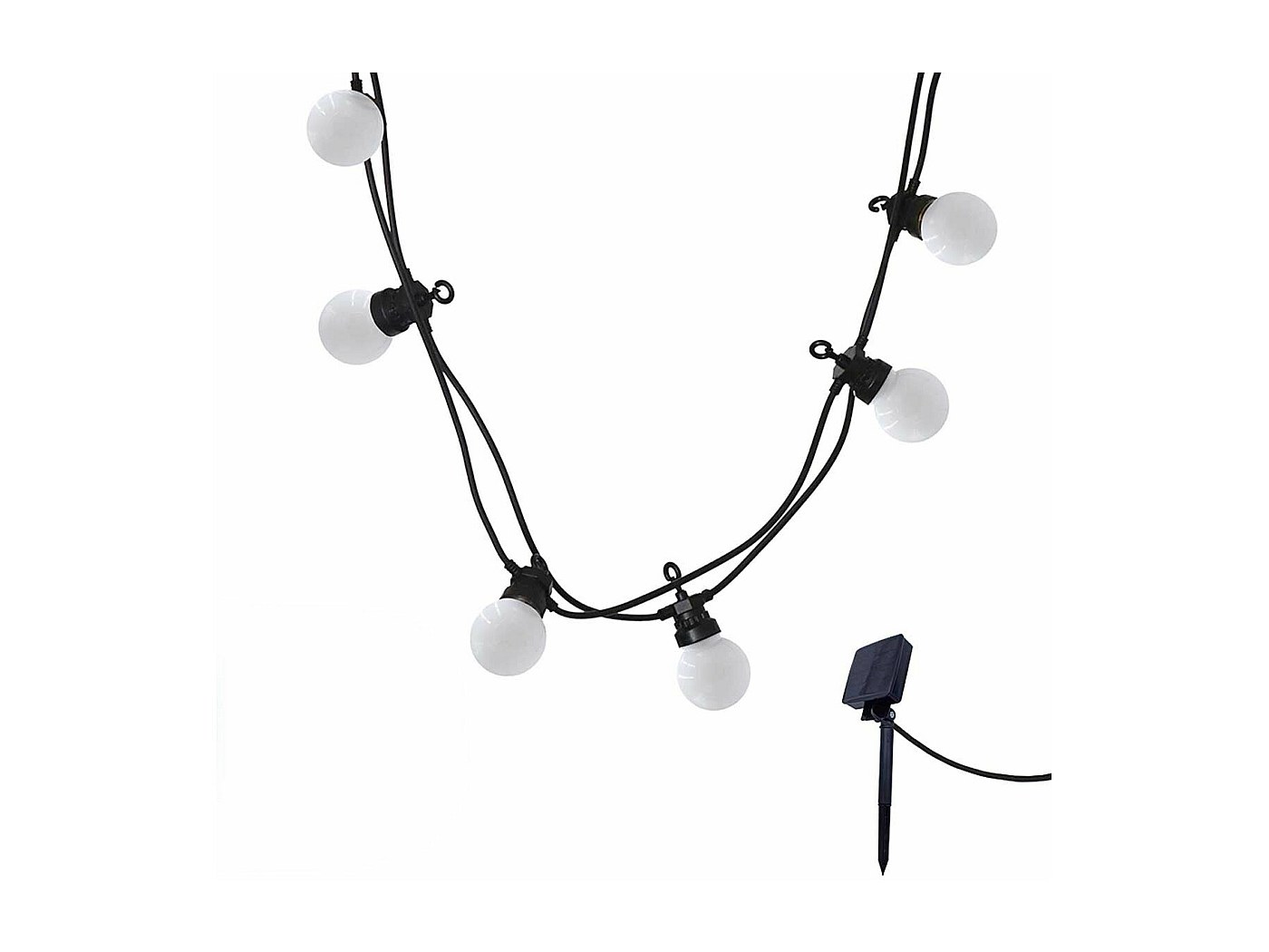 Grinalda solar 10 balões 5.7M PARTY MILKY SOLAR