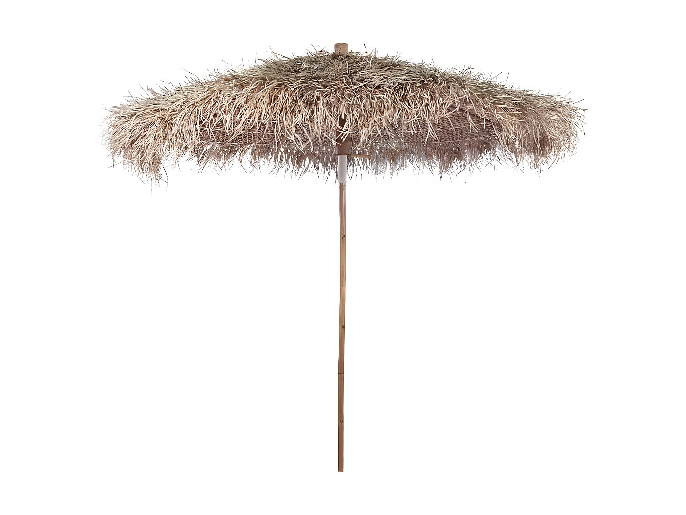 Sombrilla de bambú con tejado de hojas de plátano 270 cm ES498368