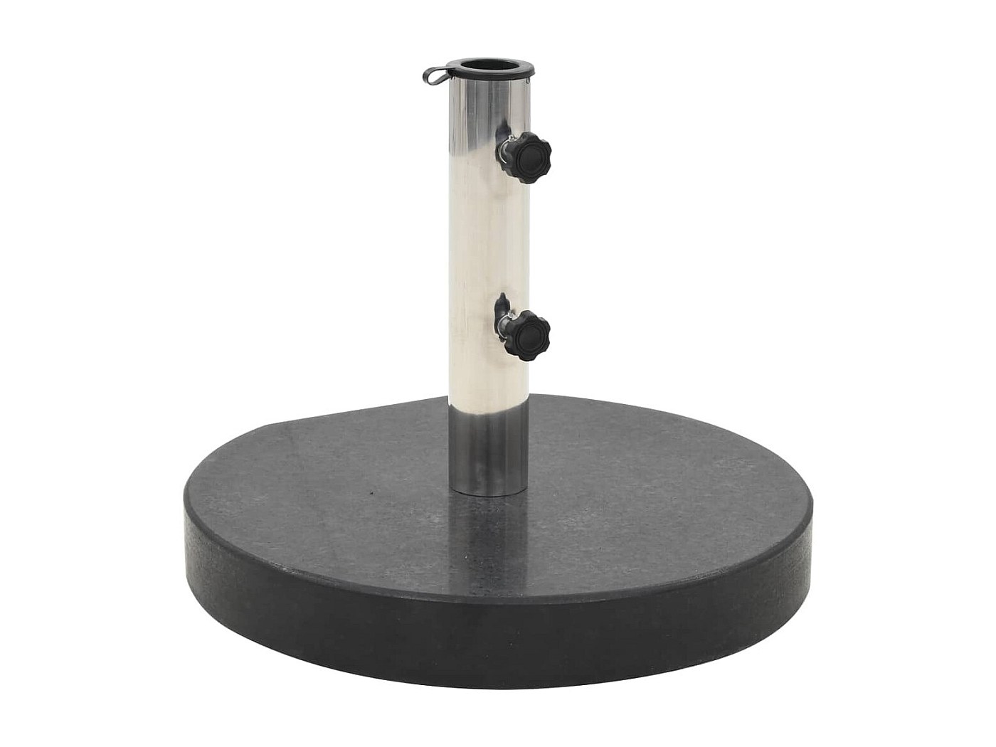 Base de guarda-sol redonda granito 30 kg preto PT329918