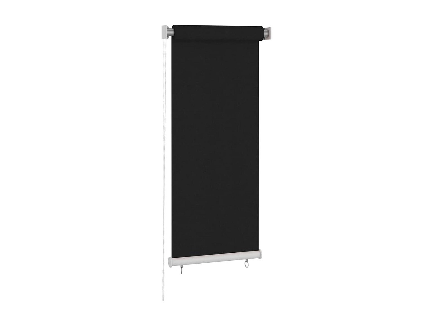 Estore de rolo para exterior 60x140 cm preto PT295109