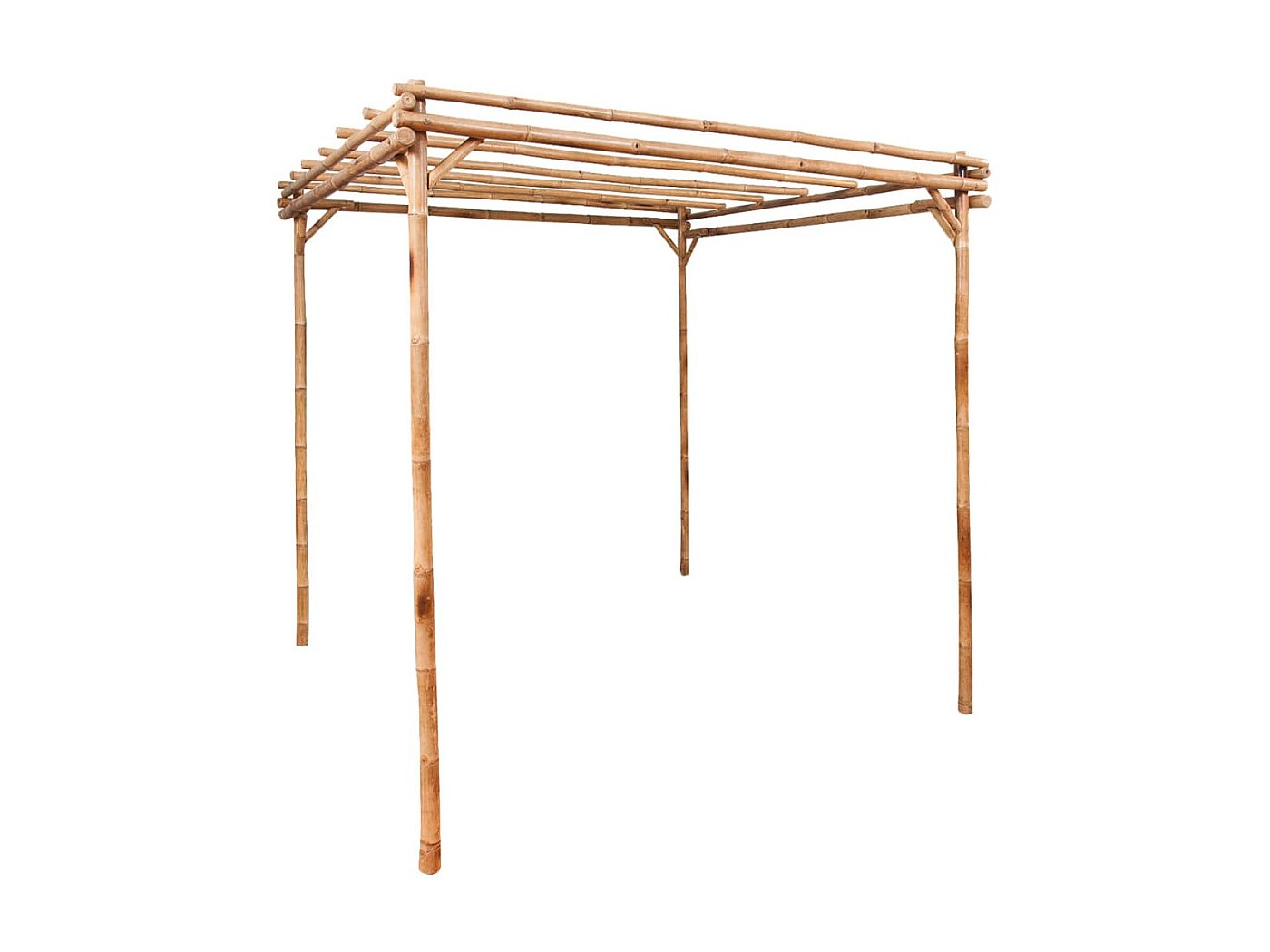 Pérgola de bambú 170x170x220 cm ES177841