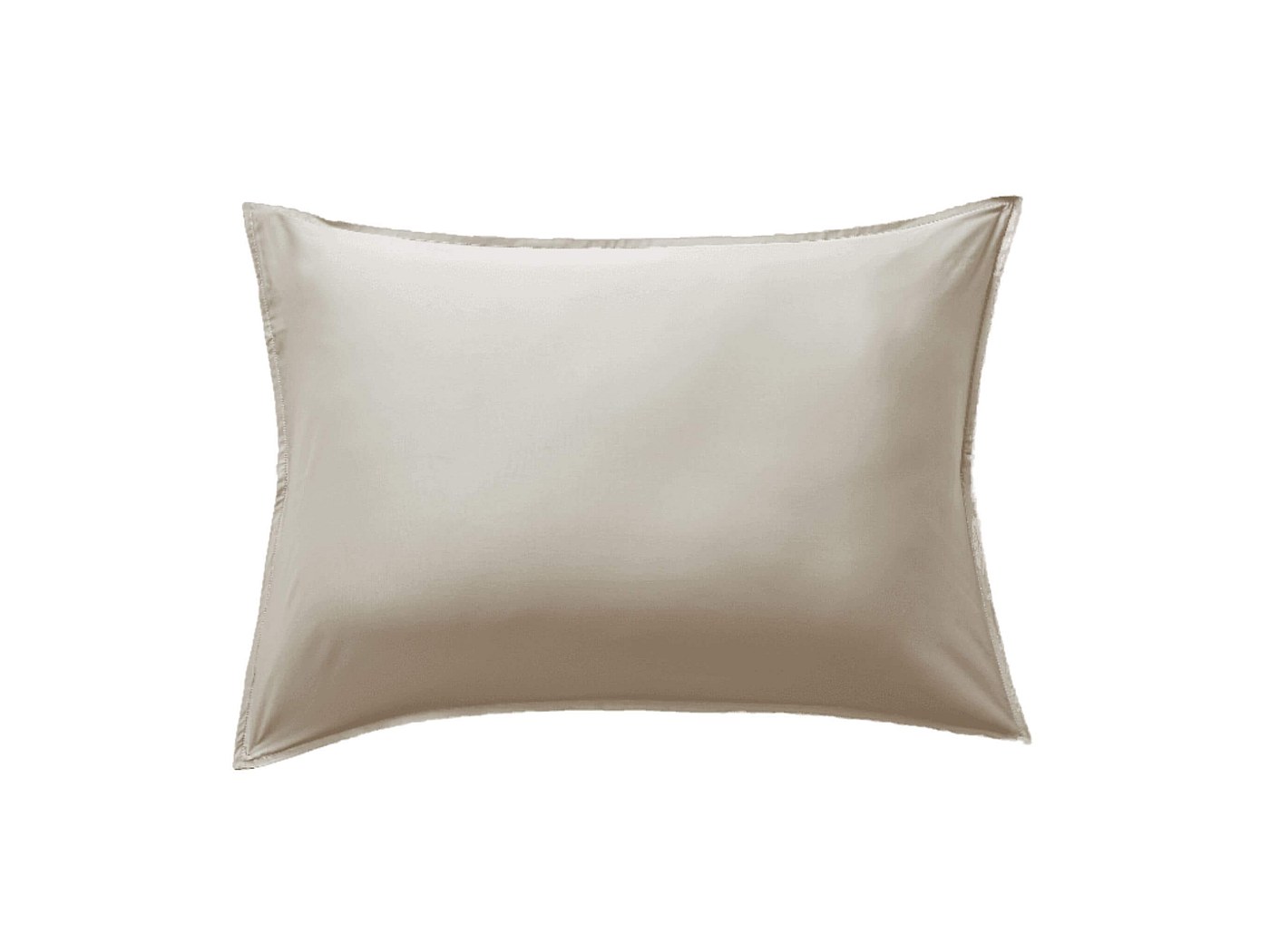Oreiller Velfont Royal Taie D'oreiller Satin 40x40 Beige Avec Passepoil ...
