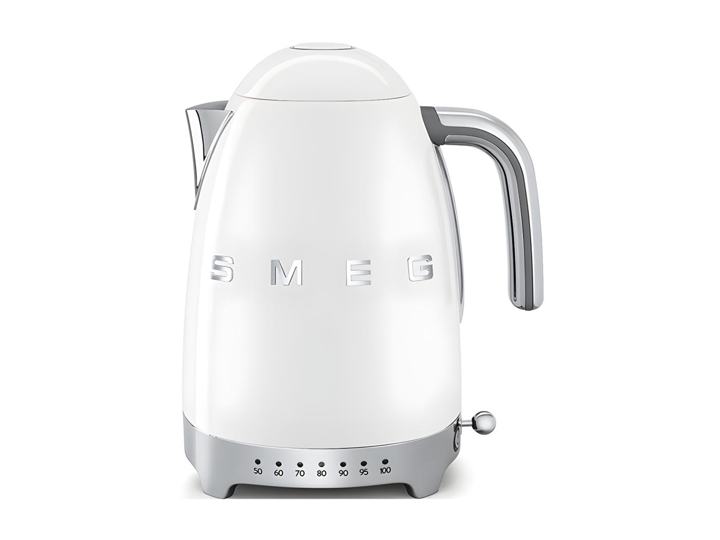 Smeg Bouilloire sans fil 1.7l 2400w blanc - klf04wheu