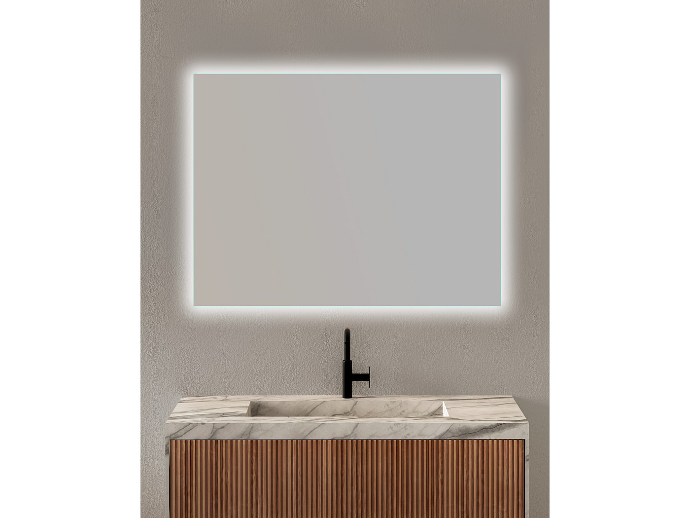 Miroir lumineux 100x80 cm B-923