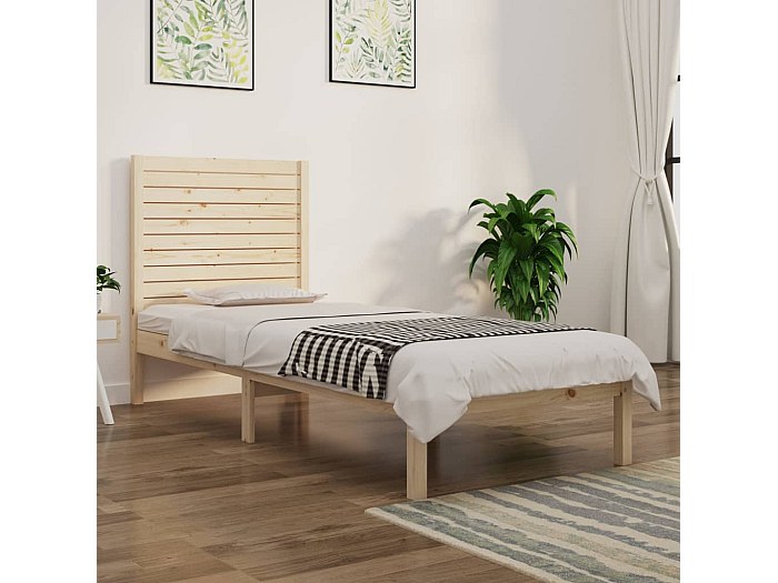 Letto singolo in Legno Massello 90x190 cm Single CFW896370