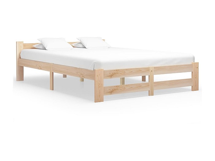 Letto matrimoniale in Legno Massello di Pino 160x200 cm CFW323726