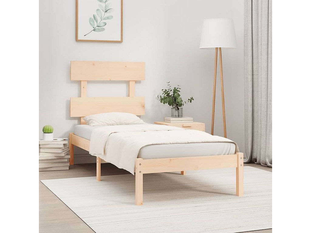 Letto singolo in Legno Massello 90x190 cm Single CFW576153