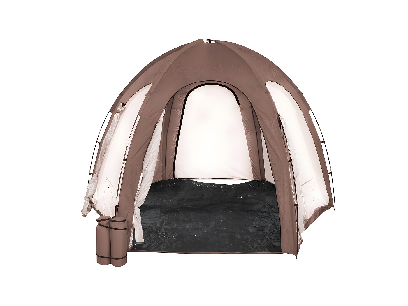 Tente dôme abri de piscine et spa - 3.4m x 3.9m H2.2m