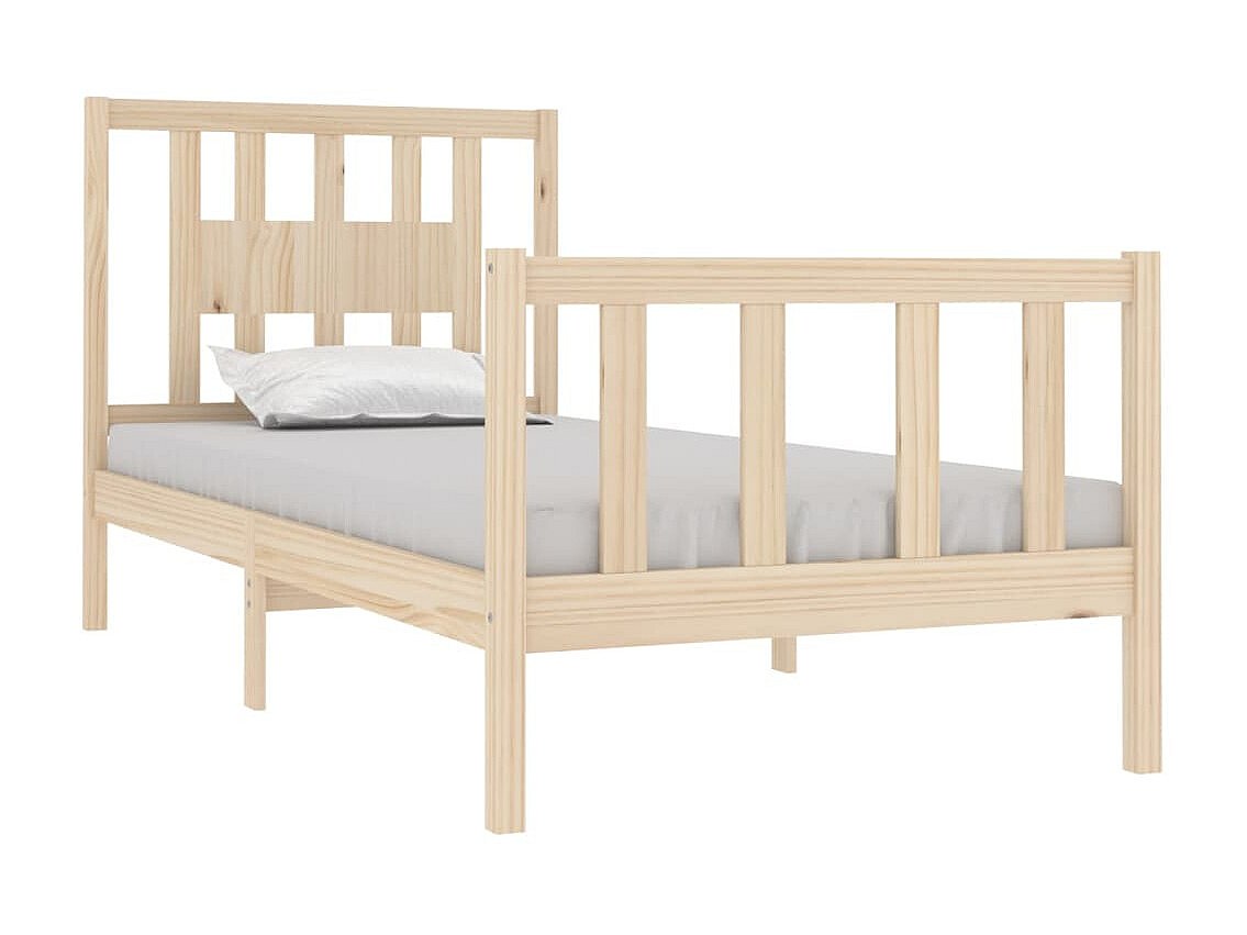 Letto singolo in Legno Massello 90x190 cm Single CFW609104