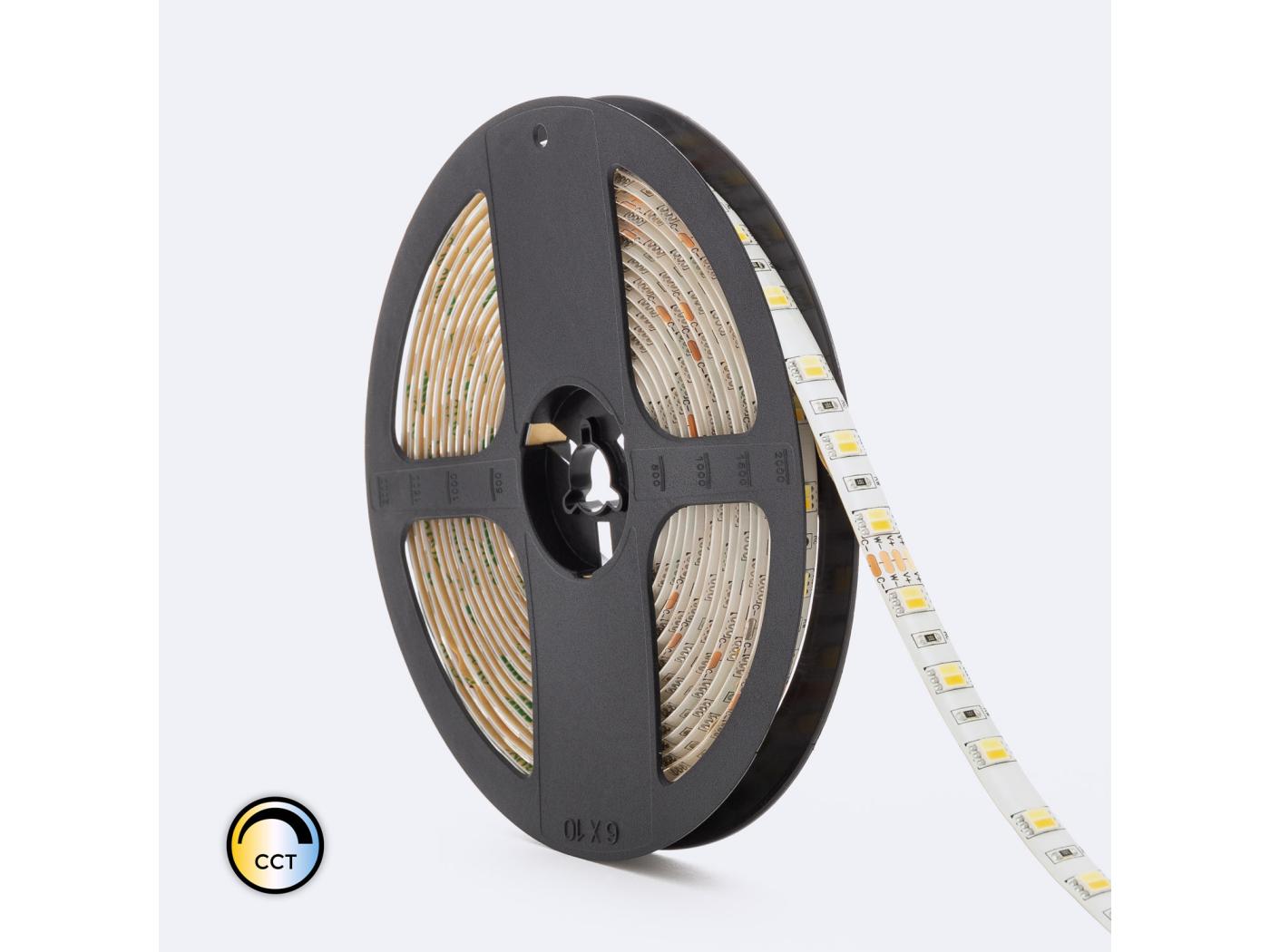 Ledkia Ruban Led 24v Dc 60led M 5m Cct Sélectionnable Ip65 Largeur 10mm