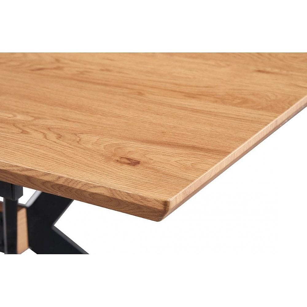 Blaze - Table à Manger Extensible 4 à 6 Personnes - Camel