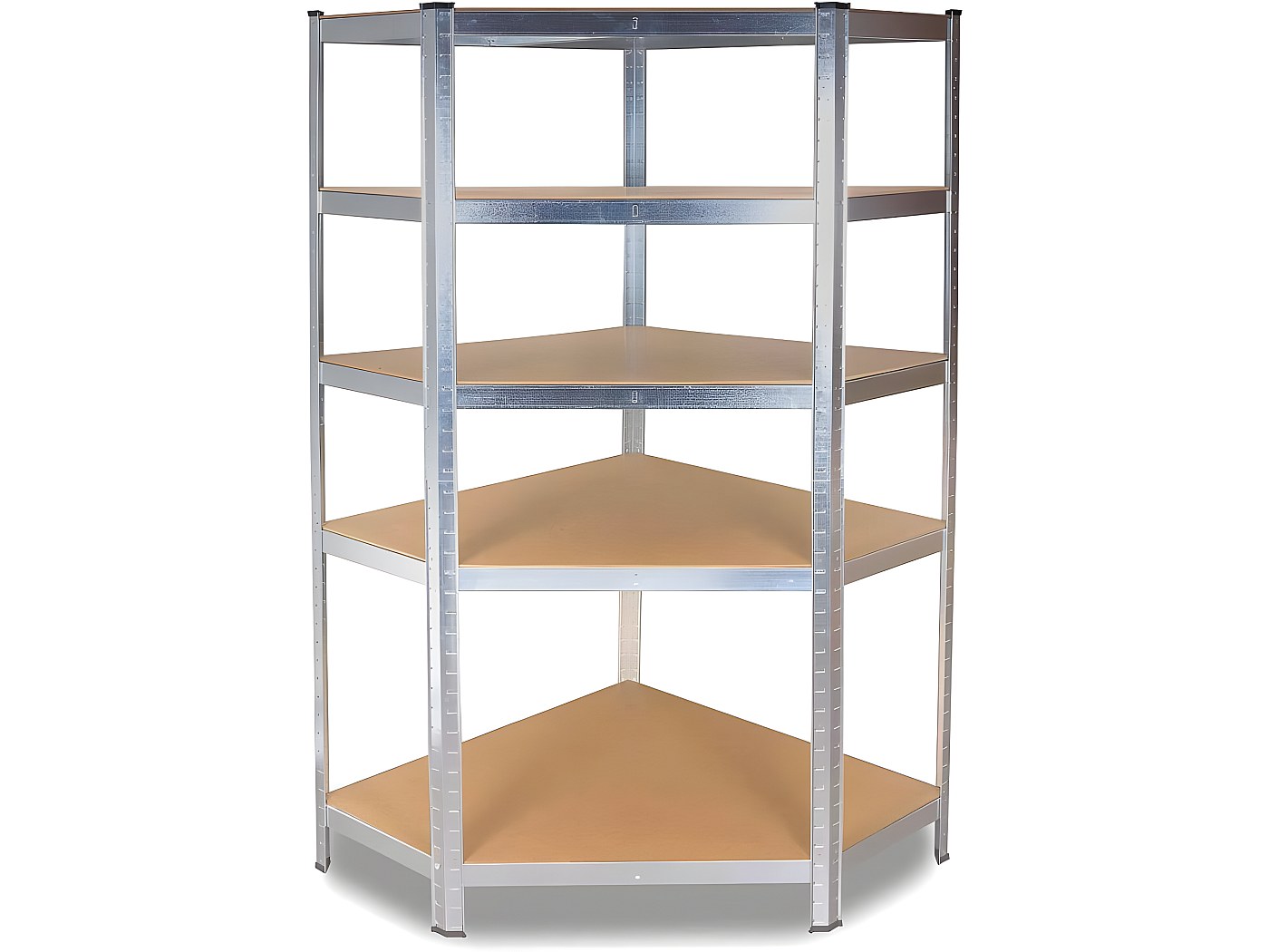 REGIO - Industrielle Eckregale aus Metall - 90x30x180 - 5 Böden ...