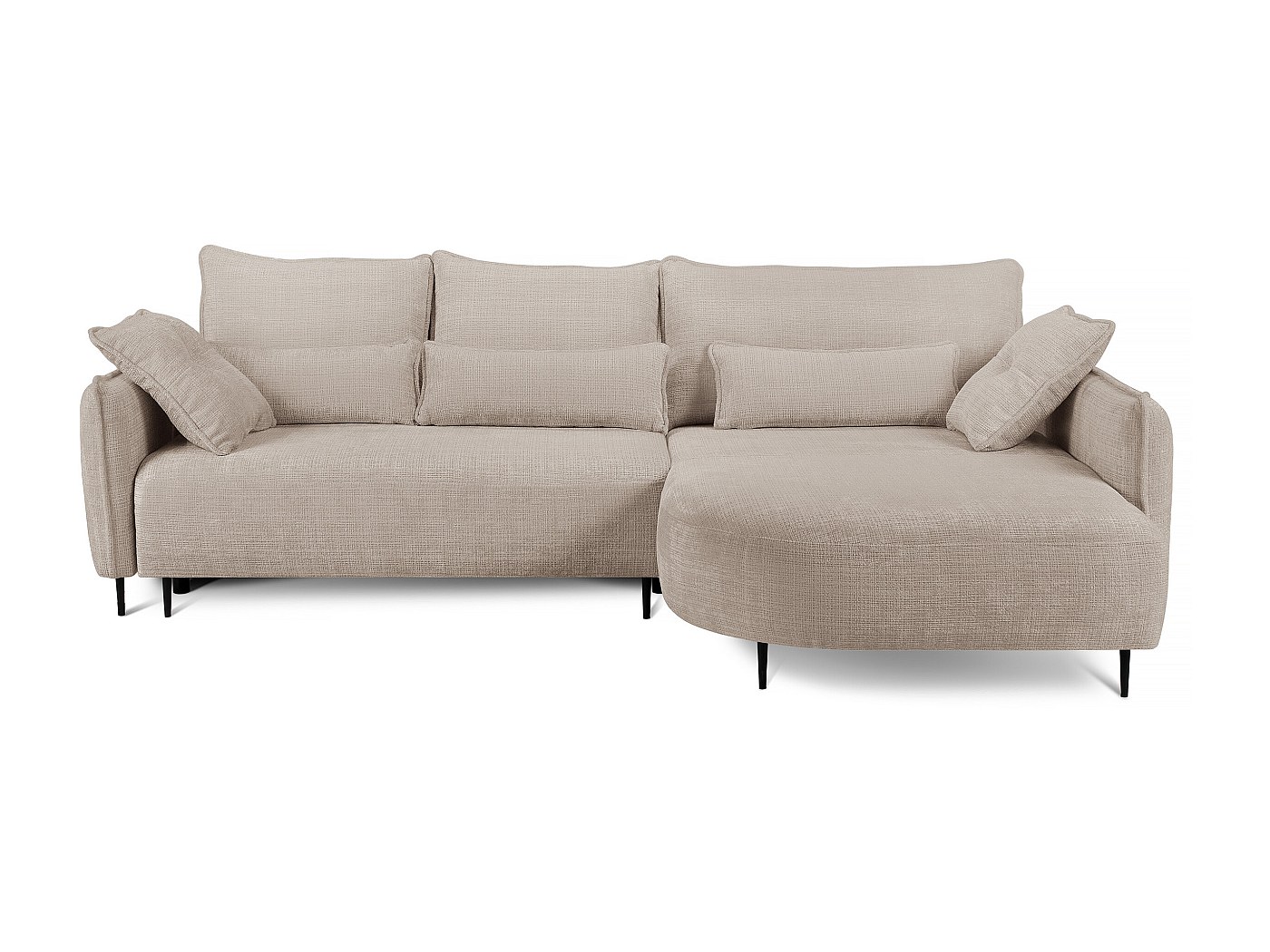 Canapé d'angle - avec fonction de couchage en forme de L avec coffre ...