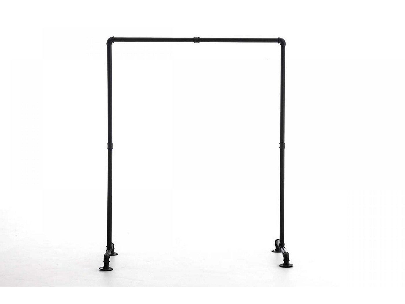 Perchero - Metal - 150 cm - Negro - Jersey