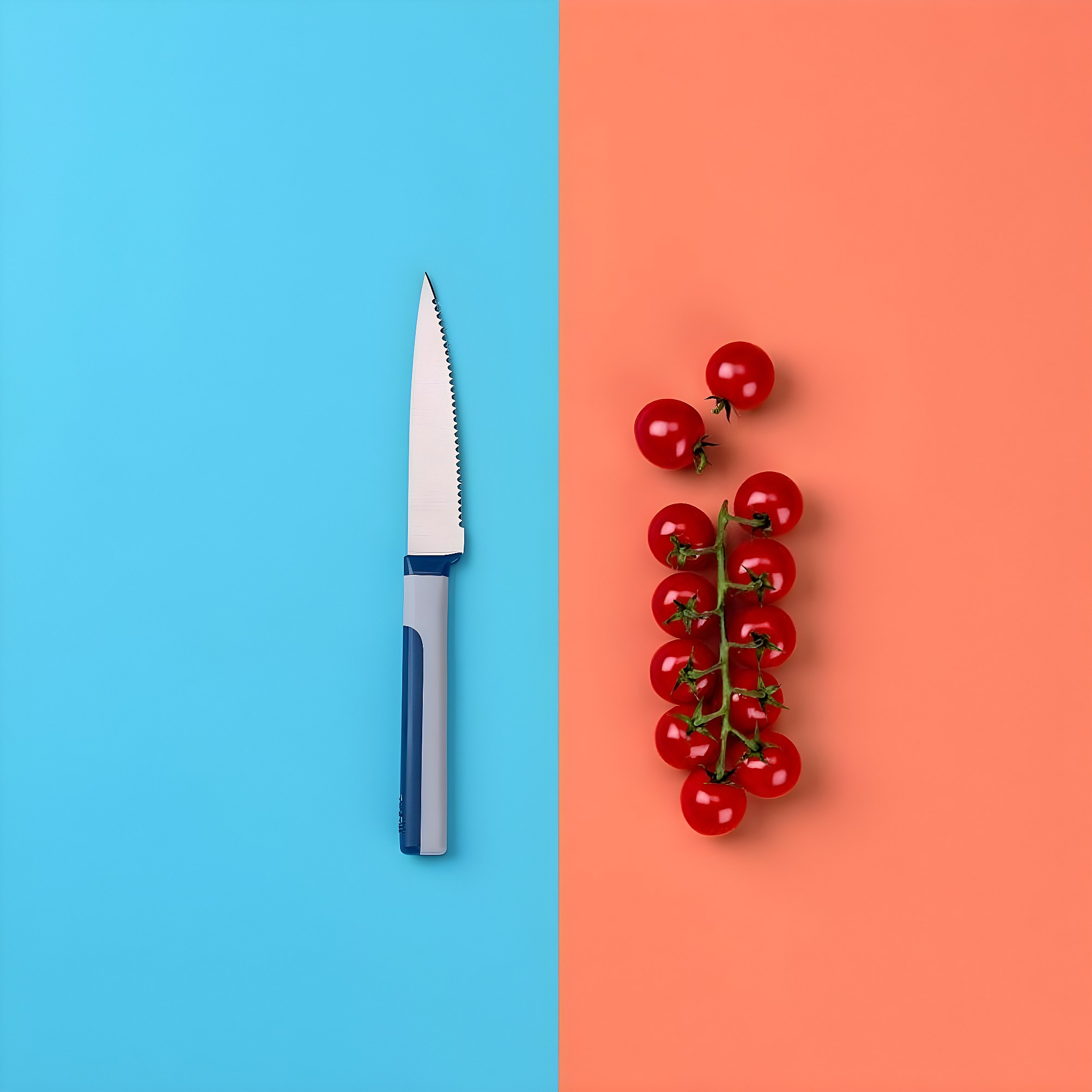 Couteau de cuisine 23 cm avec lame crantée Tasty Core