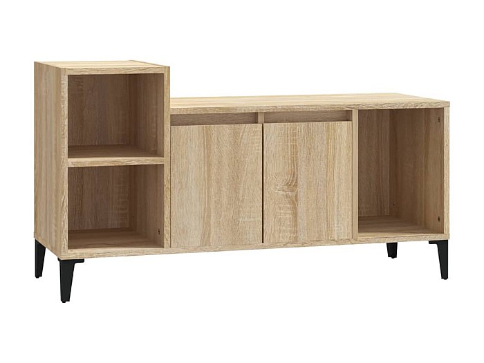 Meuble TV Chêne sonoma 100x35x55 cm Bois d'ingénierie