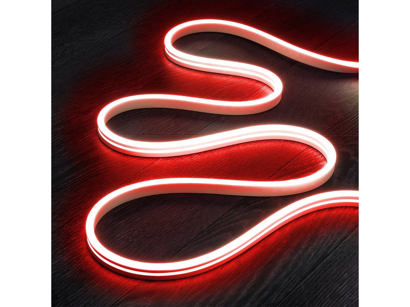 Kit Neon LED 24V DC 120LED/m 5m con Adattatore di Corrente IP65