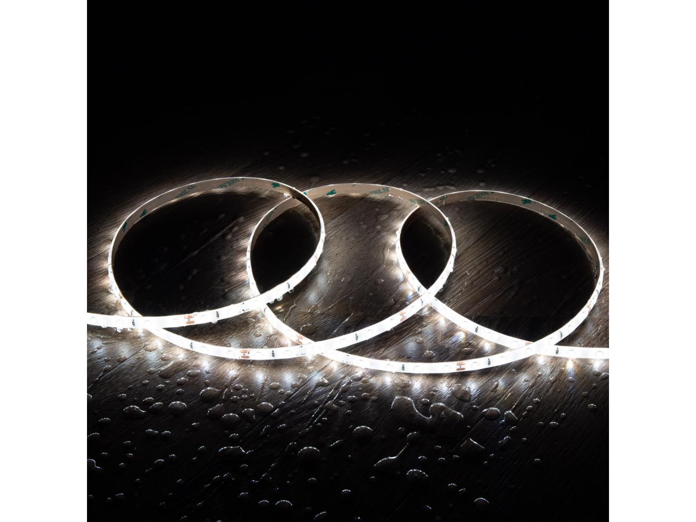 Ledkia Ruban Led 24v Dc Smd2835 60led M 5m Ip65 Largeur 8mm Coupe 10cm