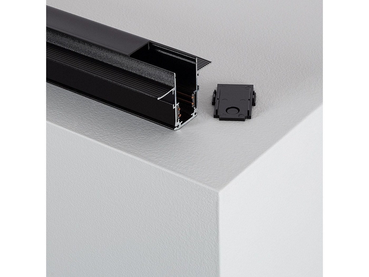 Ledkia Rail Magnétique Monophasé 20mm Encastrée 48V 1m