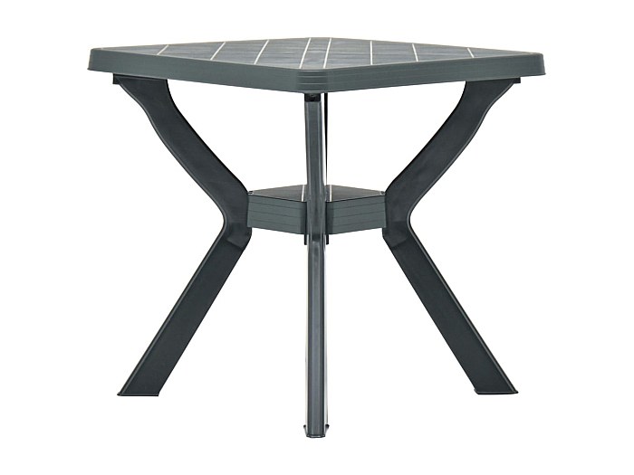 Mesa de bistrô 70x70x72 cm plástico verde PT357630